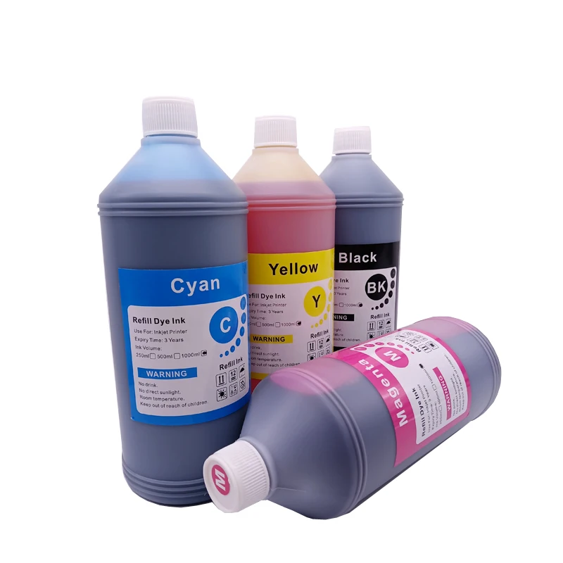 1000ml Universal Dye Ink For Epson & Canon Inkjet Printers - Epson ...