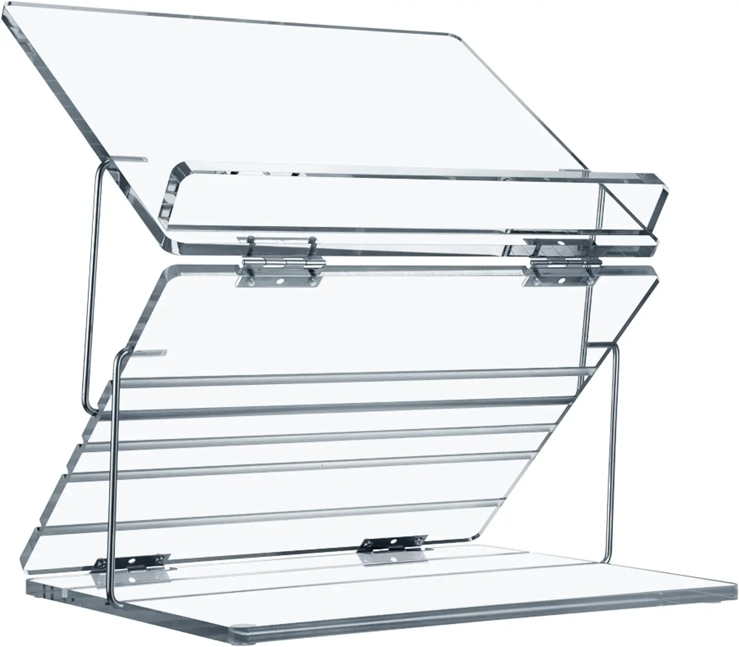 Transparent Adjustable Acrylic Book Stand Lucite Tabletop Shtender For ...
