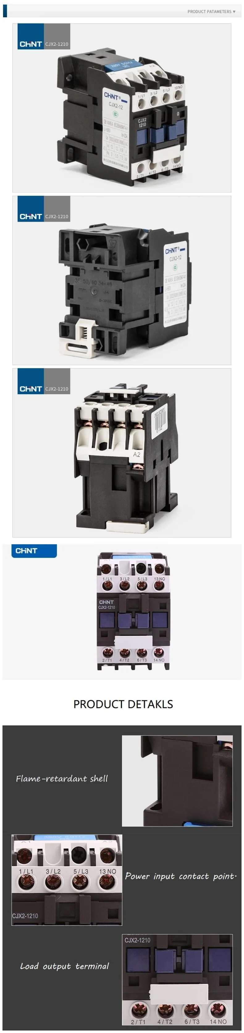 CJX2 1210 Electric Contactor - Reliable AC Control Solutions