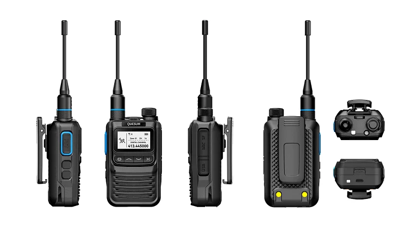 M7 DMR Two Way Radio 2W Power License Free FM Digital and Analog ...