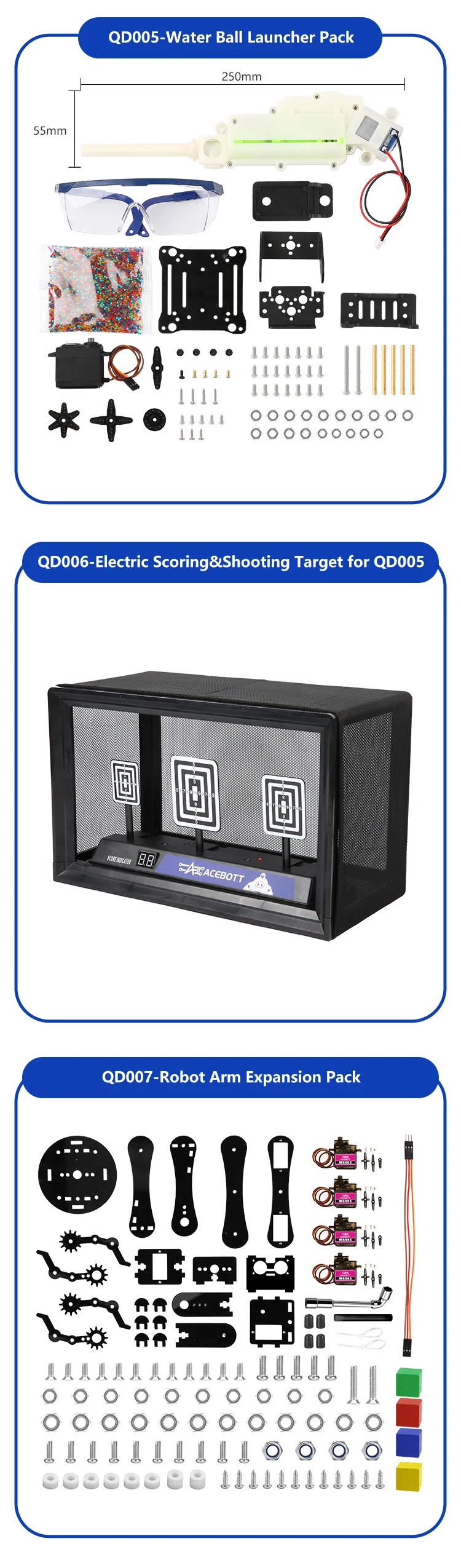 ACEBOTT ESP32 Robot Kit for Arduino - Smart Learning Tools