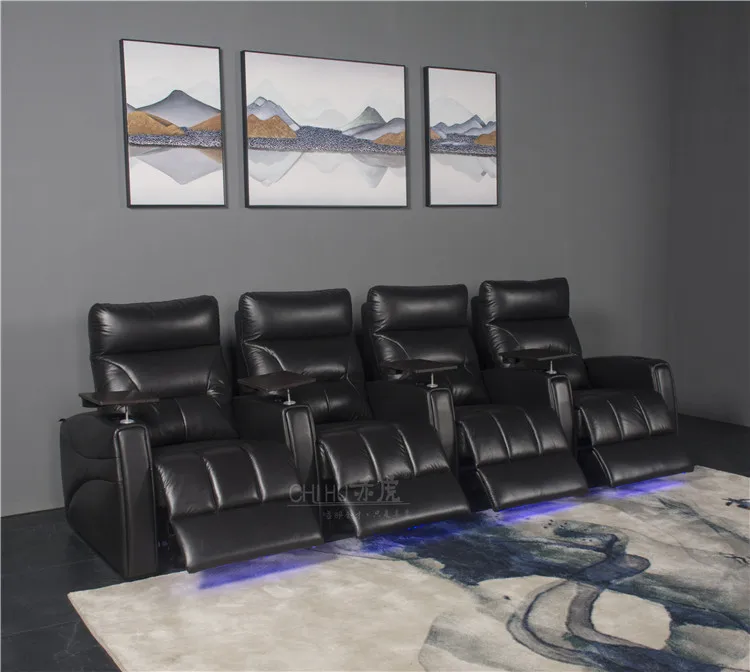 Modern Design Comfortable Automatic Recliner Sofa for Home Theatre