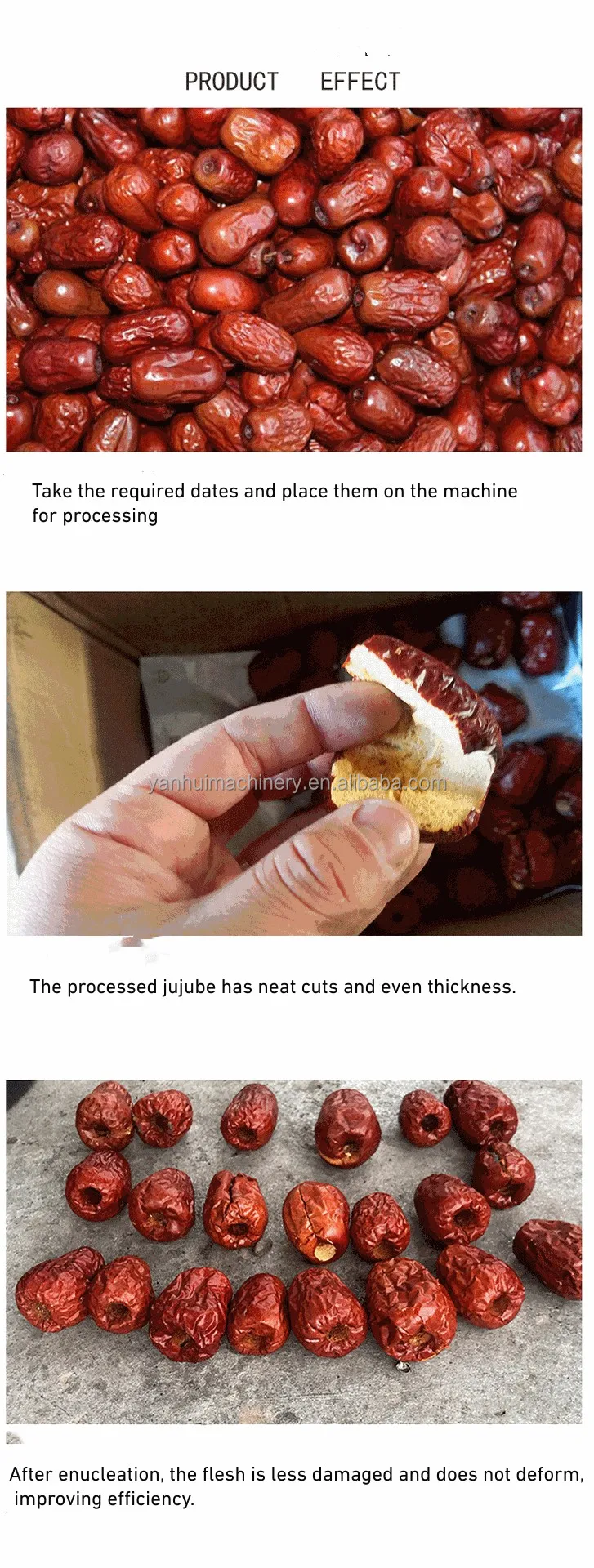 Industrial Stone Fruit Pitting Machine Olive De-stoning Machine ...