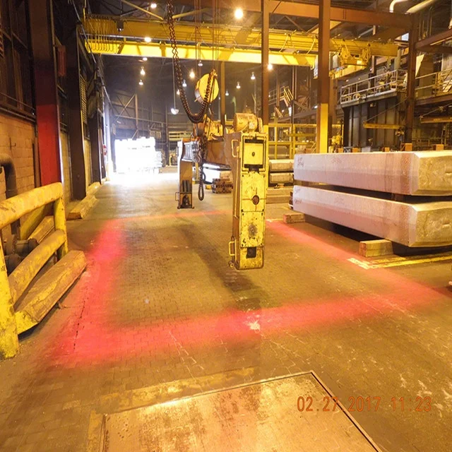 Blue and Red Color Round Overhead Crane Warning Light 140W