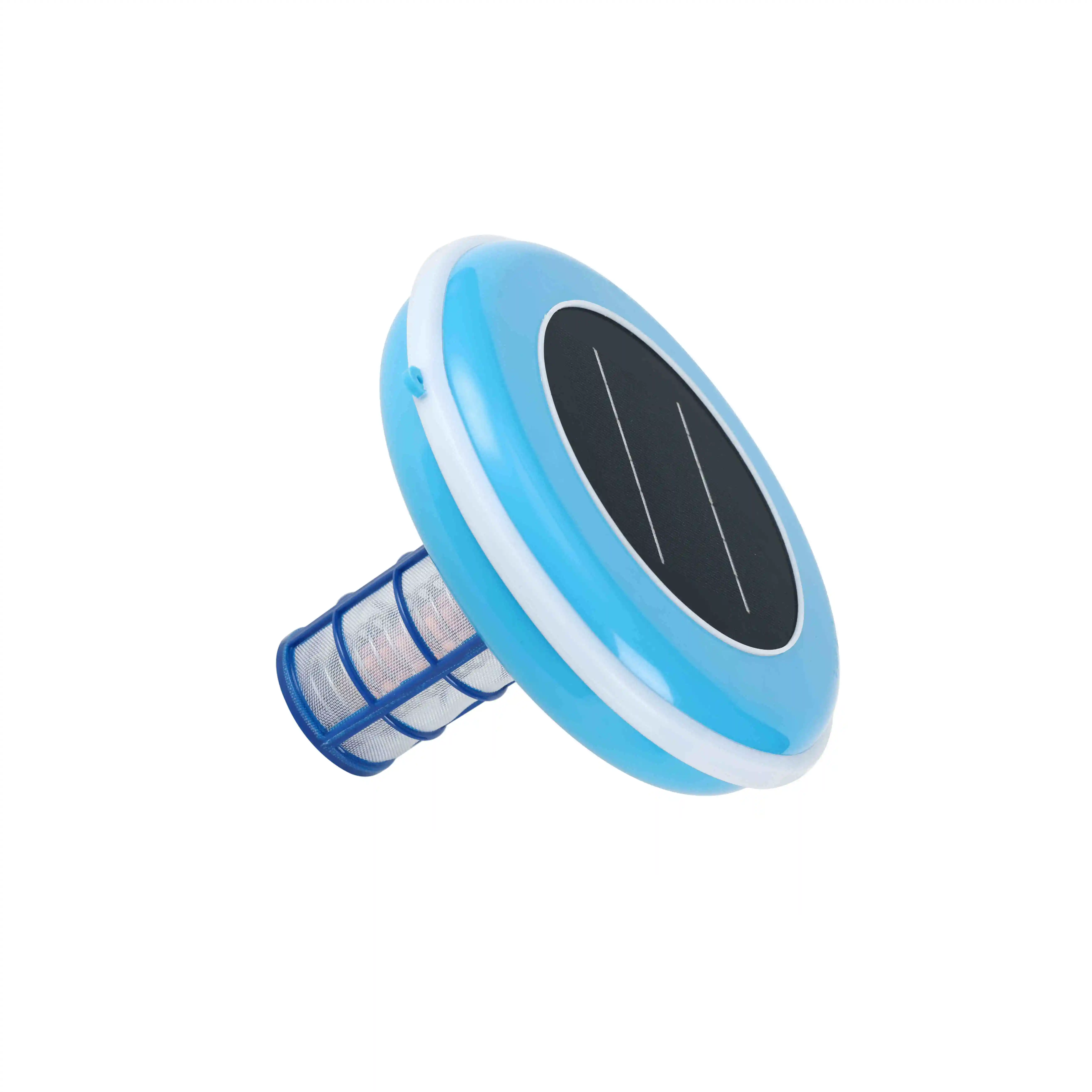 2025 Newest Solar Pool Ionizer White Solar Powered Water Purifier for ...