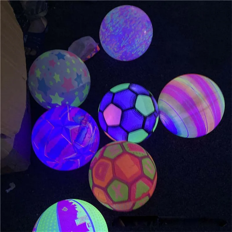 New Products Boy Girl Children Kids Led Toy Ball Luminous Leather Ball ...