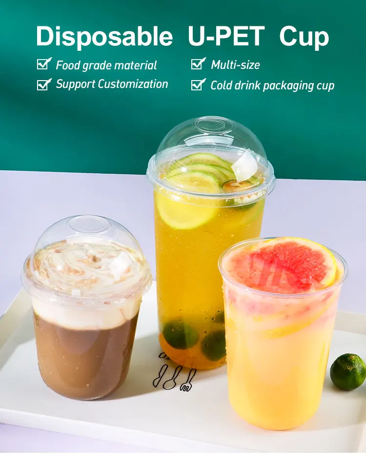 Customizable Disposable Plastic Cups for All Beverages