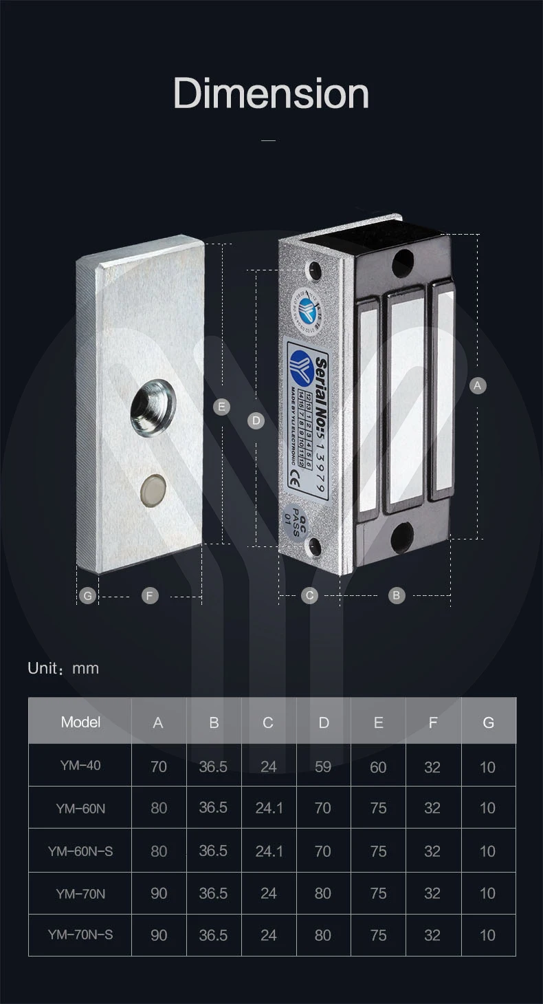 안전 실패 120lbs EM 전자기 도어록 60kg 보안 도어 액세스 제어 시스템 YM-60N 위한 전기 자기 잠금 장치| Alibaba.com