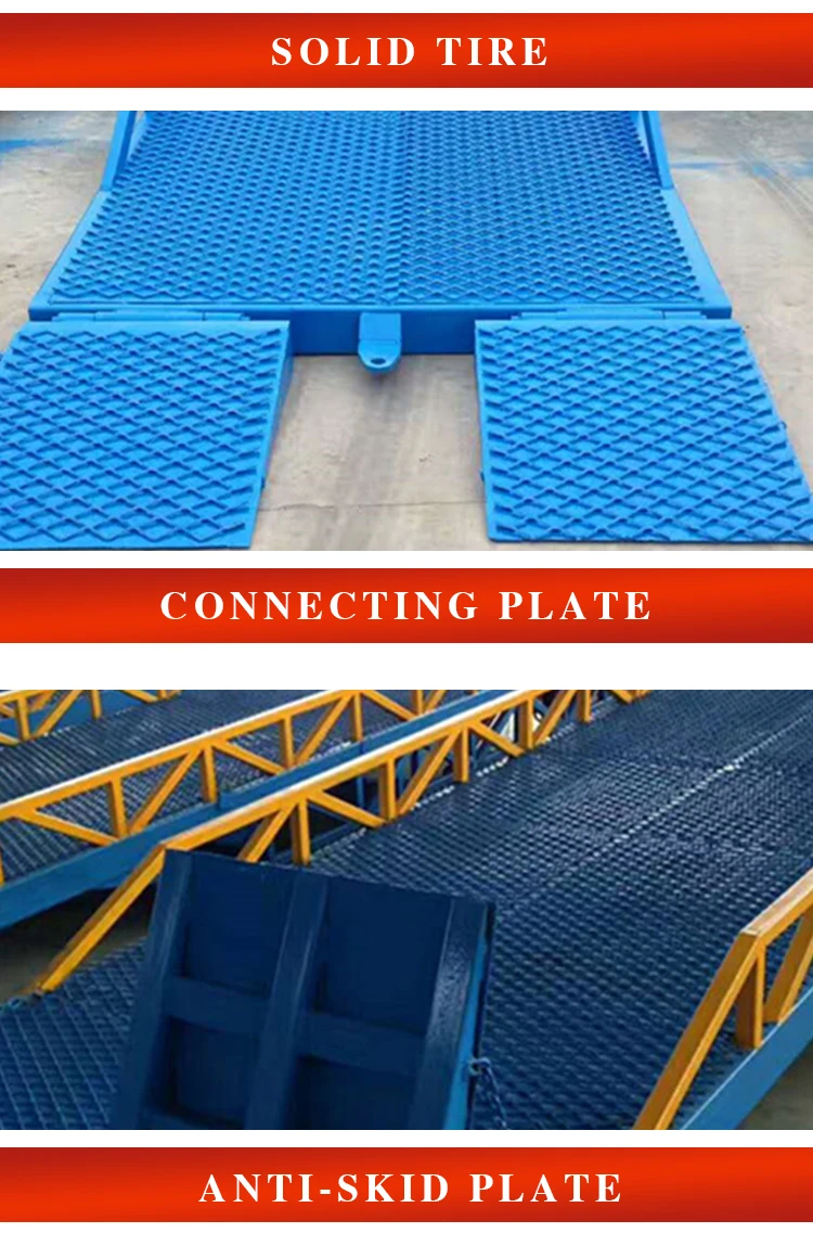 Hydraulic Dock Leveler Stationary Loading Ramp Bridge Fixed Boarding ...