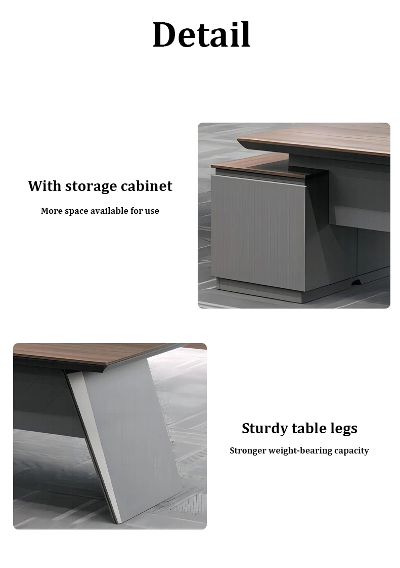 现代豪华风格木制家具工作站桌子组织者老板首席执行官执行经理家庭办公桌| Alibaba.com