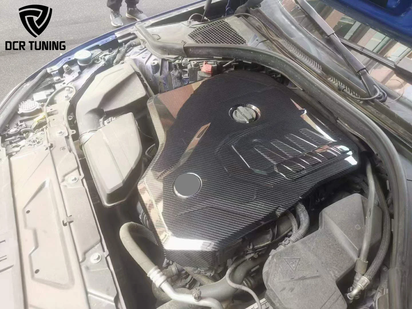 For BMW G20 G30 B48 Exterior Front Engine Hoods Dry Carbon Fiber Engine ...