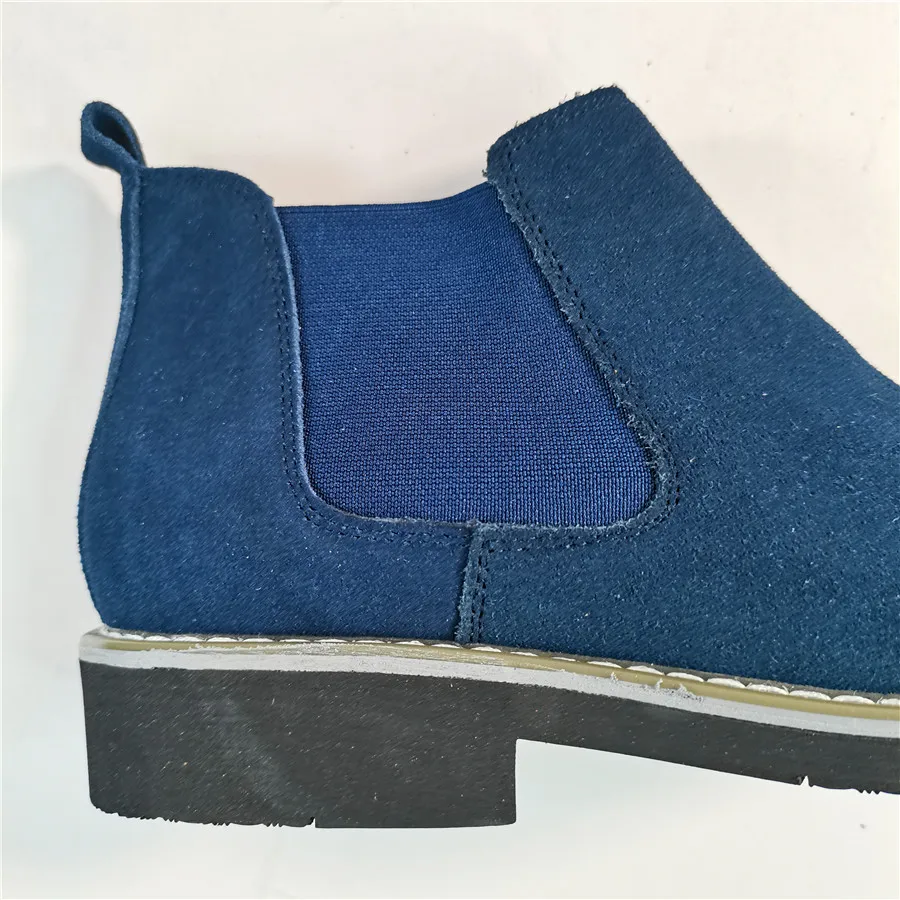 PDEP Men's Boots Middle Cut Men's tide Middle Cut Shoes Short Chelsea ...