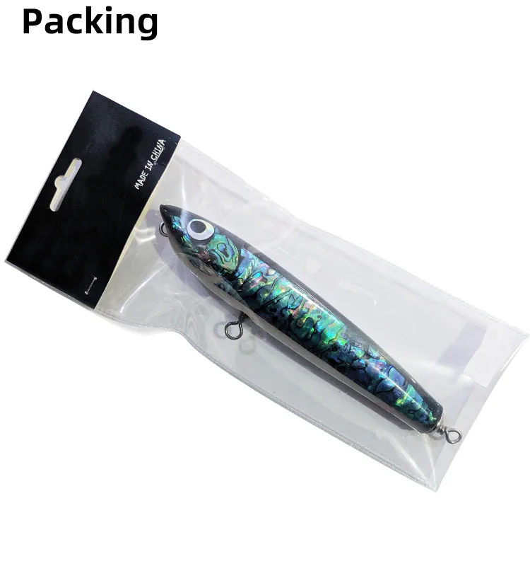 2021 New Style Custom Fishing Lure Floating Hand Made Abalone Shell ...