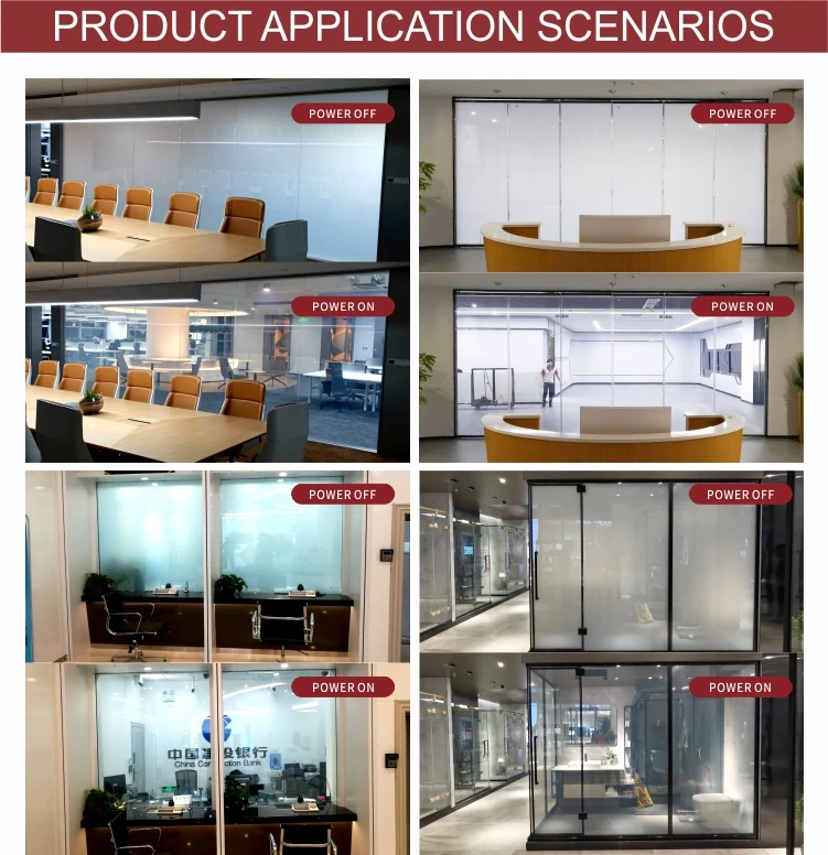 Window Smart Film Color Switchable Glass Smart Tint Dimming Smart Film ...