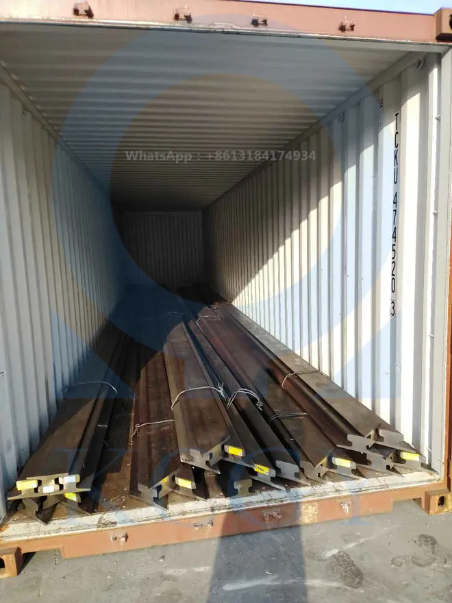 Din536 Standard A100 Crane Rail U71mn Steel Rail - Buy Din536 A100 ...