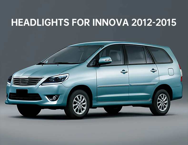 VLAND HID Projector Headlights for Toyota Innova 2012-2015