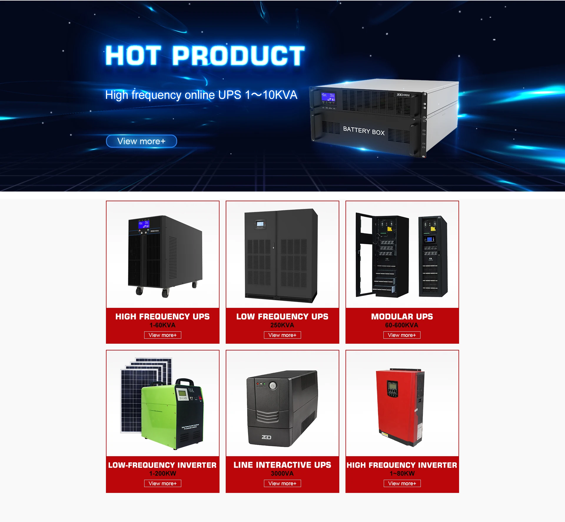 Shenzhen Zhongguanda Technology Co., Ltd. - UPS, inverter