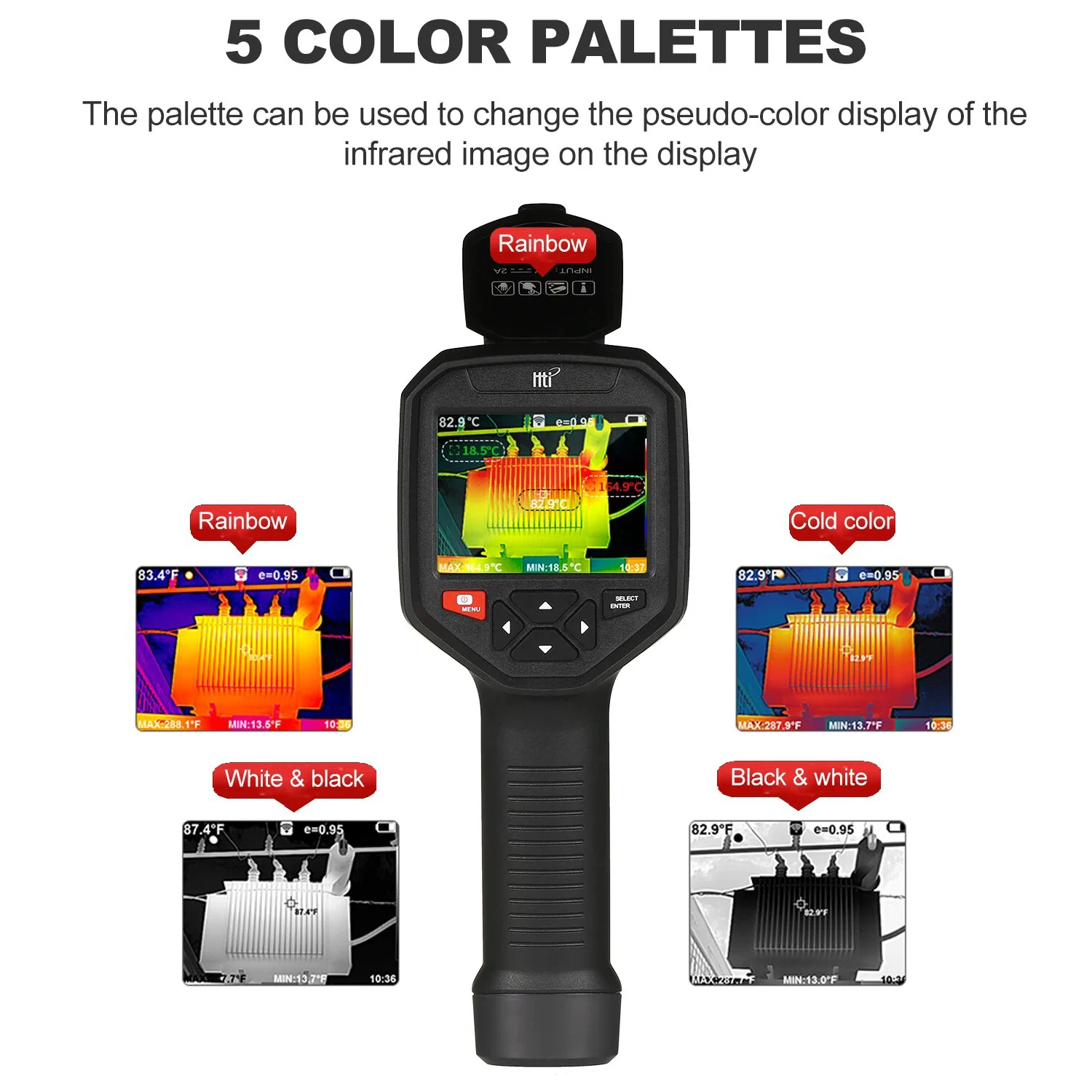 Pcb Inspection Thermal Camera Printed Circuit Board Temperature Mapping ...