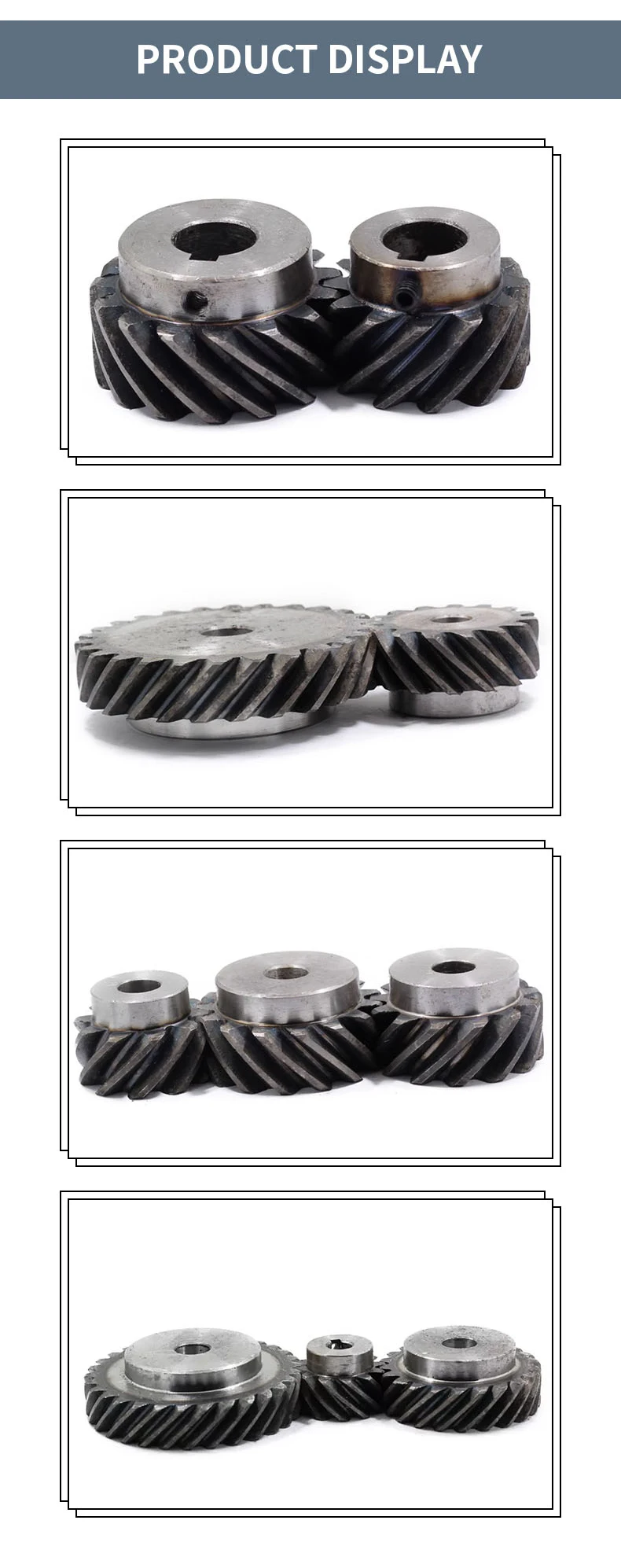 Oversized Torque 1M 2M 3M Staggered Screw Gears 45 Angle Bevel Right ...