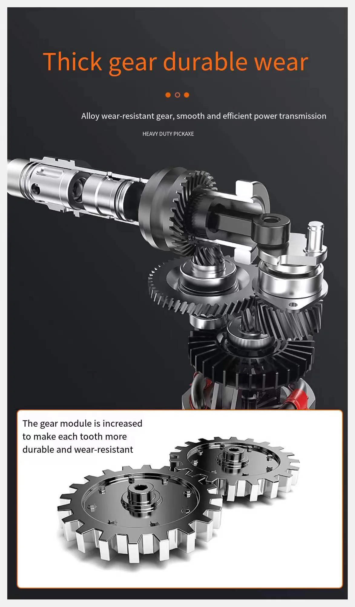 Electric Pickaxe High Power Concrete Industrial Grade Heavy Duty ...