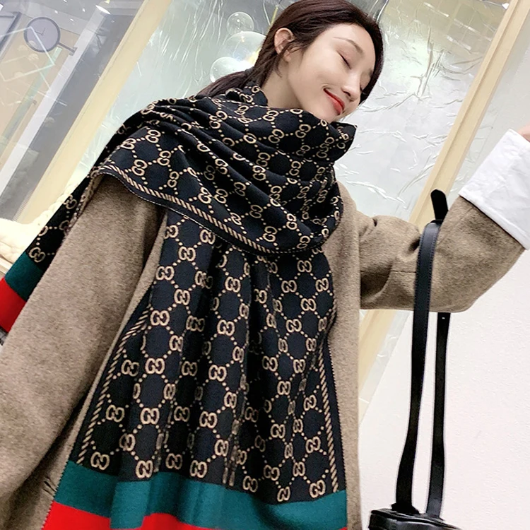 Wholesale New Luxury Custom Designer Fashion Long Large Thick Pashmina ...