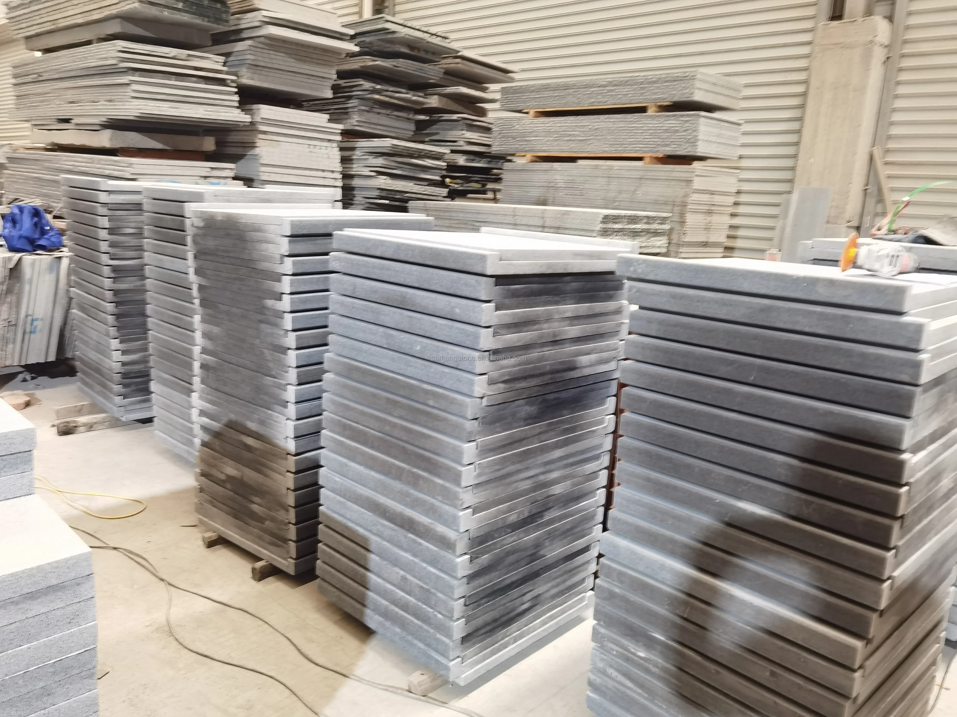 Grey Granite Swimming Pool Edge Bullnose Coping Tile