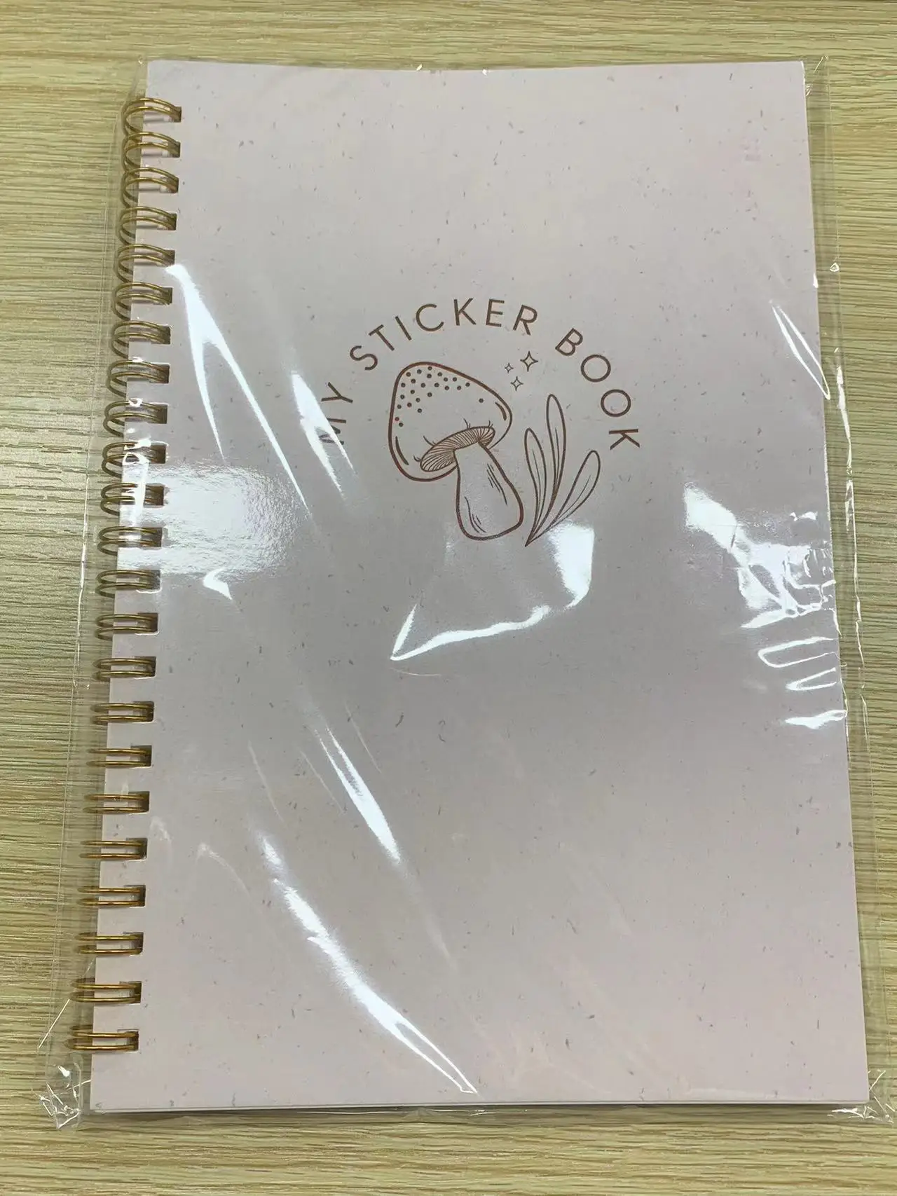 Hot Sale Custom Blank Sheet Spiral Blinding Release Paper Sticker Book ...