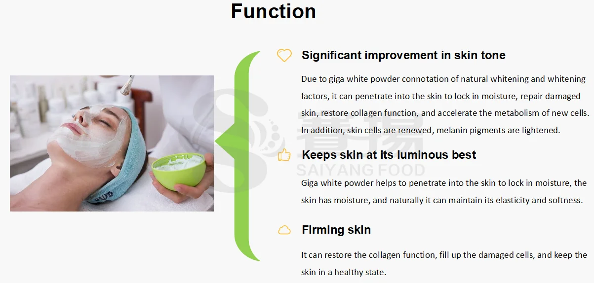 Giga White Powder - High Quality Cosmetic Skin Whitening