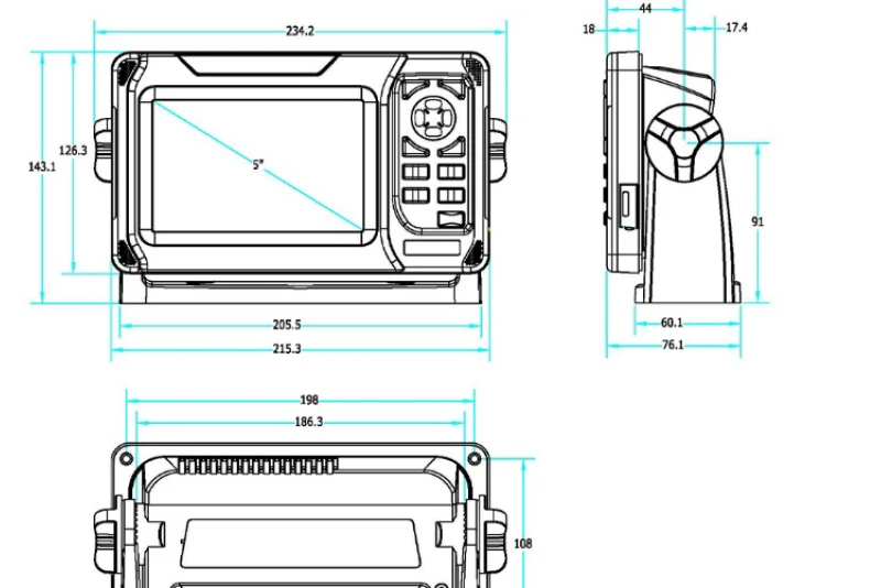 ONWA KP-27F (NEW!) 7-inch GPS Chart Plotter Fish Finder Ais Fish Finder Combo| Alibaba.com