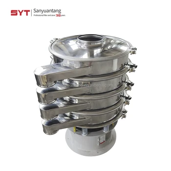 Stainless Steel Vibro Sifter Sea Salt Production Rotary Vibrating ...