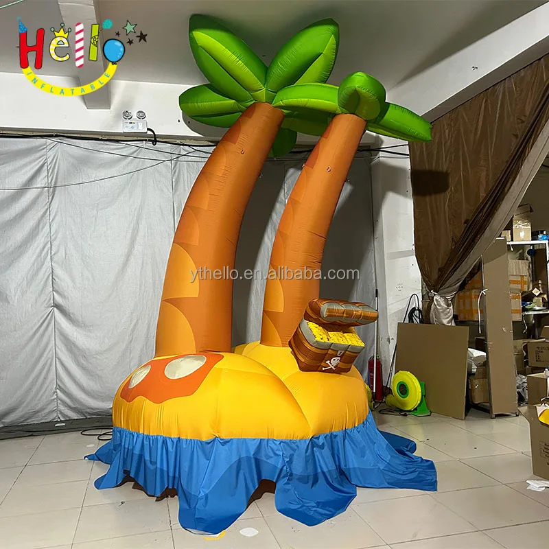 Pool Party Decoration Inflatable Plant Model Inflatable Coconut Tree ...