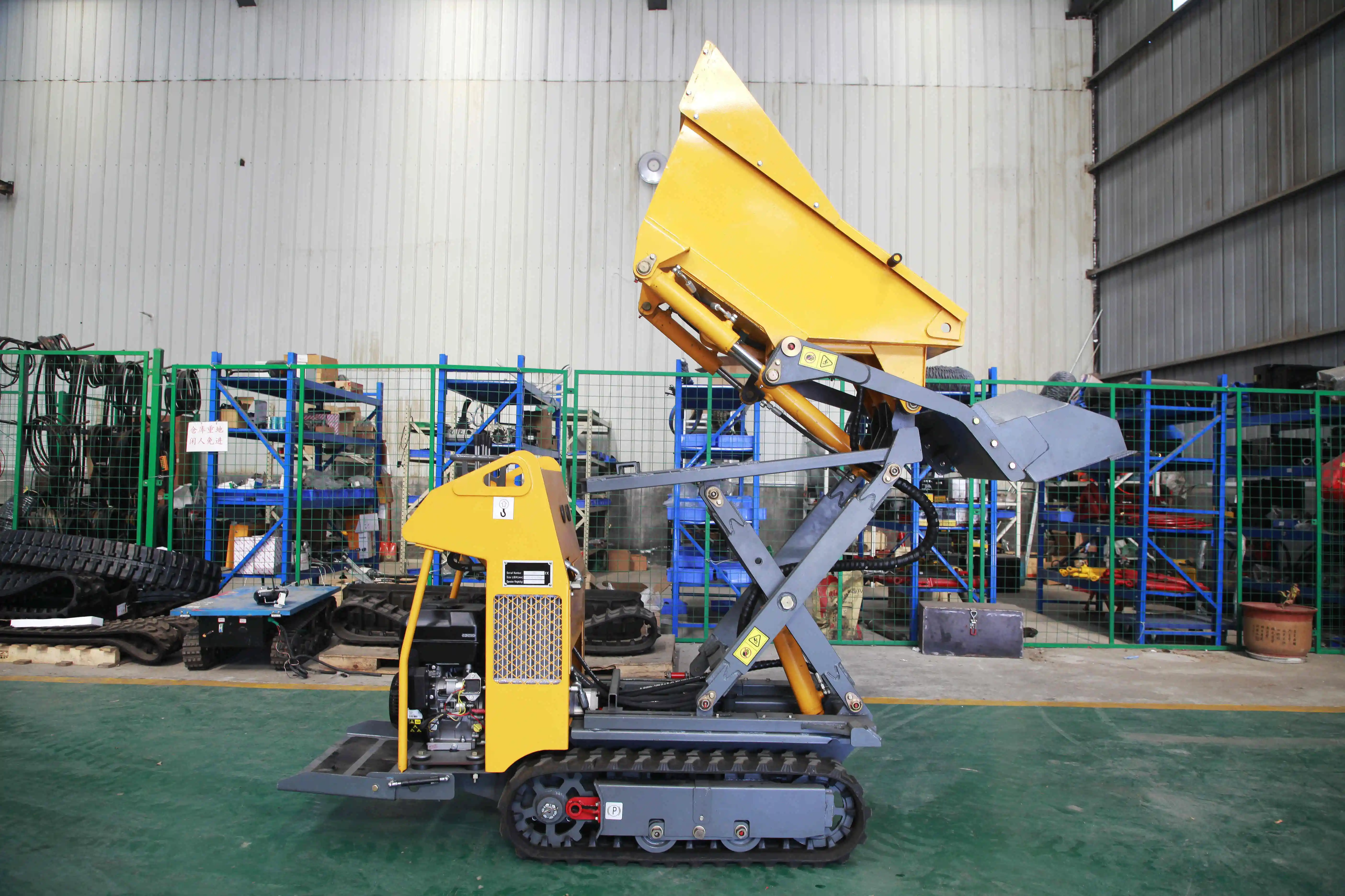 Hydraulic Tipping Mini Dumper 500kgs Using For Farm Work Or ...