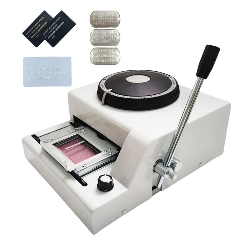 Manual Character PVC Card Embosser Stamping Machine ID VIP Card ...