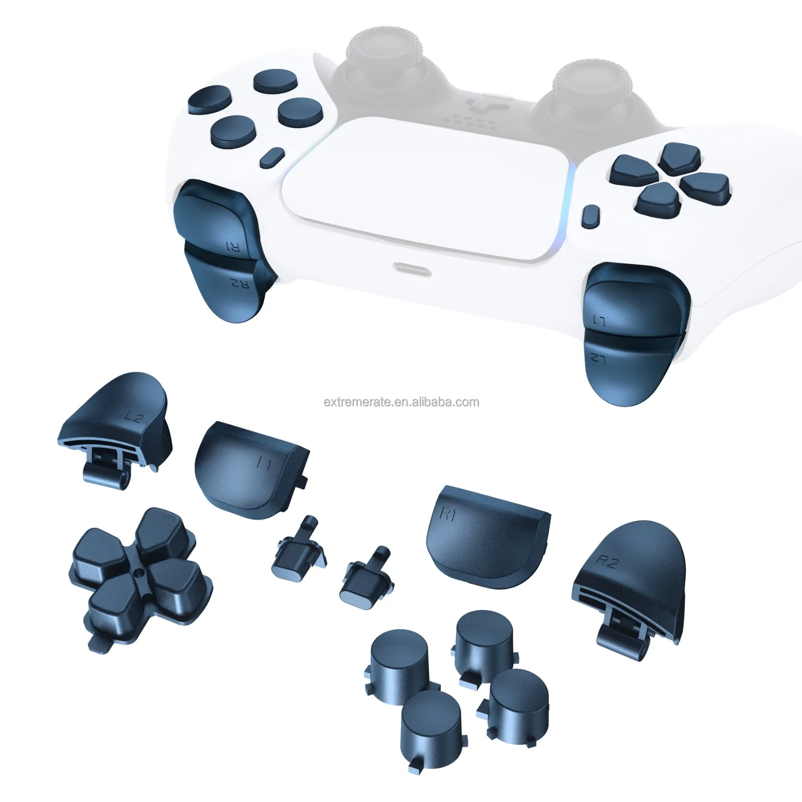 Extremerate Replacement D-Pad R1 L1 R2 L2 Triggers for PS5