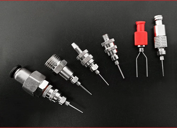 1/2 Inch Double Threaded Stainless Steel Precision Needle Base Metal ...