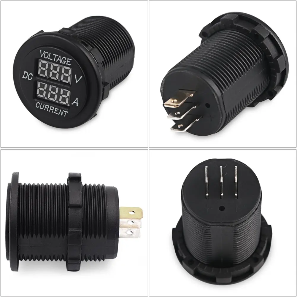 Universal DC 12-24V Voltmeter Ammeter - Precision & Reliability