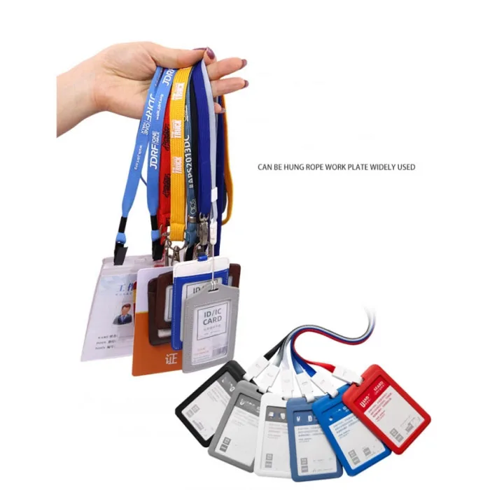 Customized Work Card With Lanyards Custom Printed Employee Id Card ...