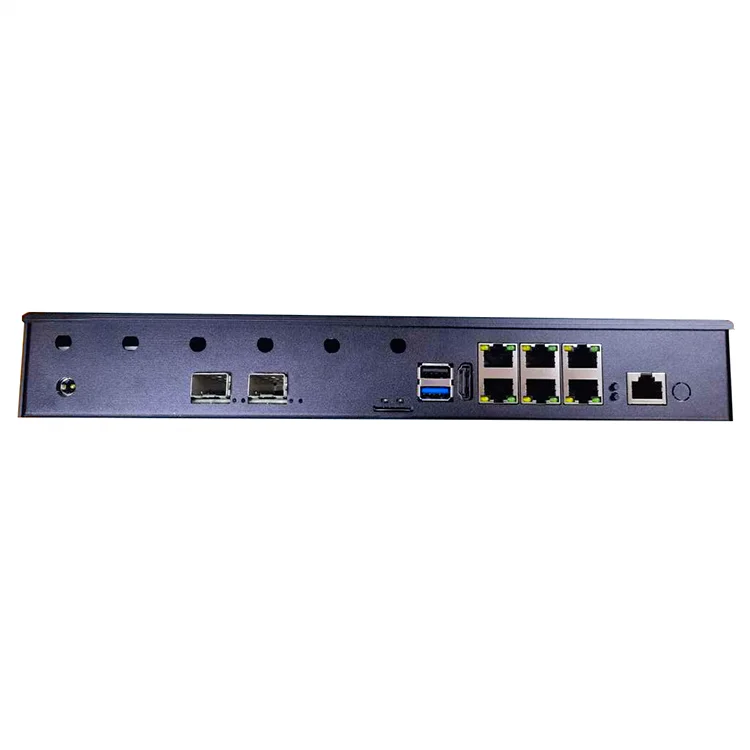 1u Rackmount Firewall Router Pc 6*1g Lan Network 2*10g Sfp Ports Mini ...