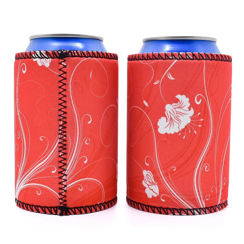 Custom Logo 12oz Bottle Cooler Sublimation Blank Neoprene Beer Sleeve ...