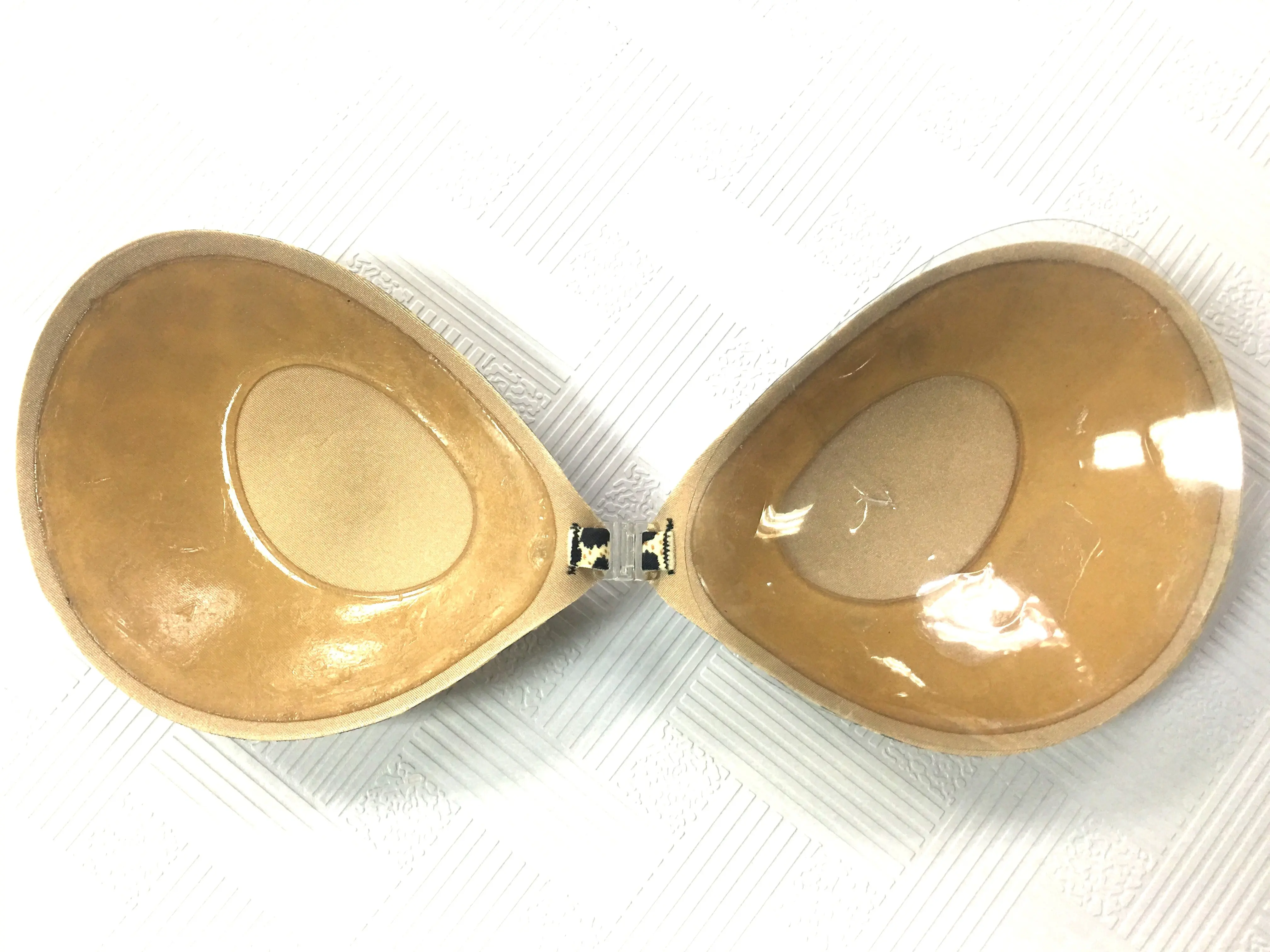 Strapless Style Women Self Adhesive Bra Thin Leopard Grain Pattern Bio ...