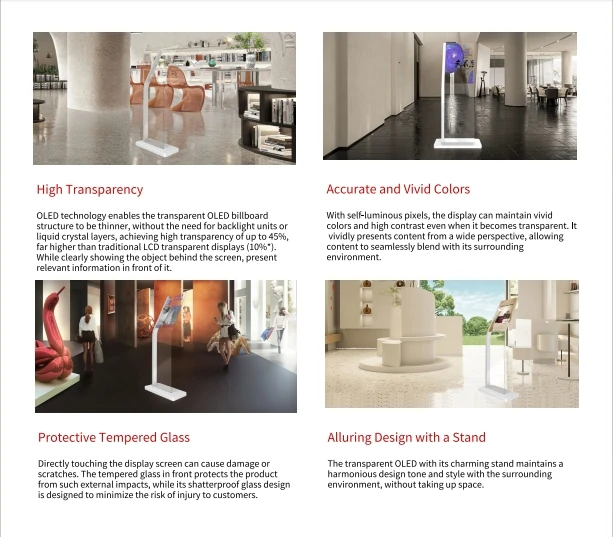 30 Inch Oled Screen Kiosk Type Lg Lcd Transparent Splicing Screen Query ...