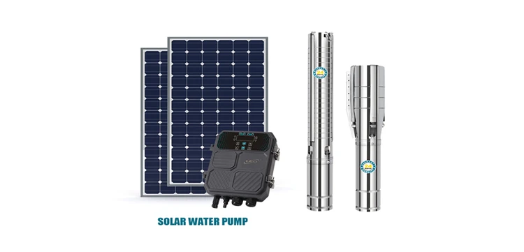 Leo Off Grid Solar Pumping System Powered Submersible Solar Water Pump ...