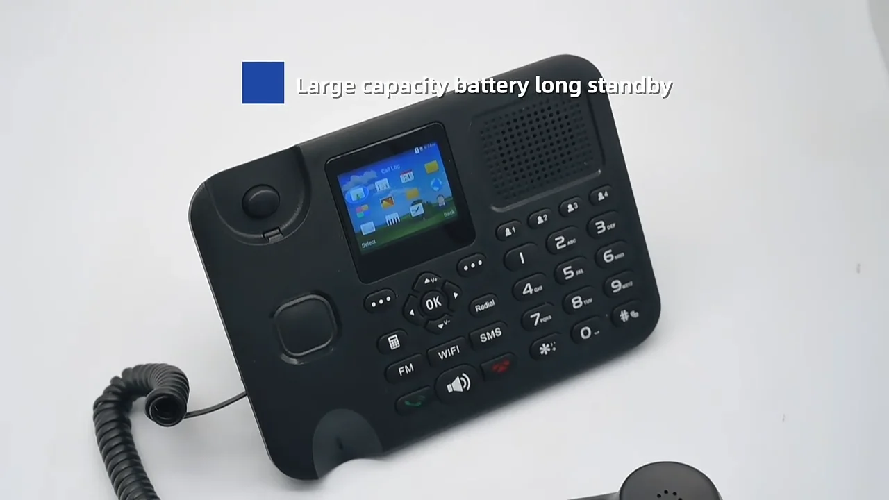 4g Lte Android Fixed Wireless Desktop Phone With Sim Network Fwp Phone ...