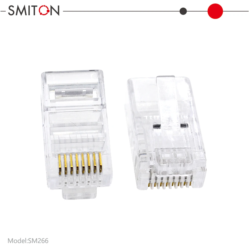 Rj45 Male Connector Cat6 Utp Ethernet Rj45 Connectors - Buy Ethernet ...