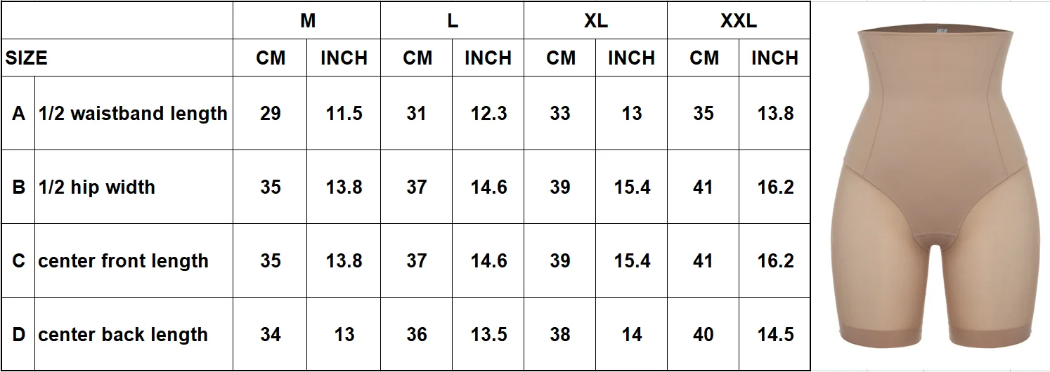 New Design High Quality Shapewear Shorts Seamless Tummy Control Body ...