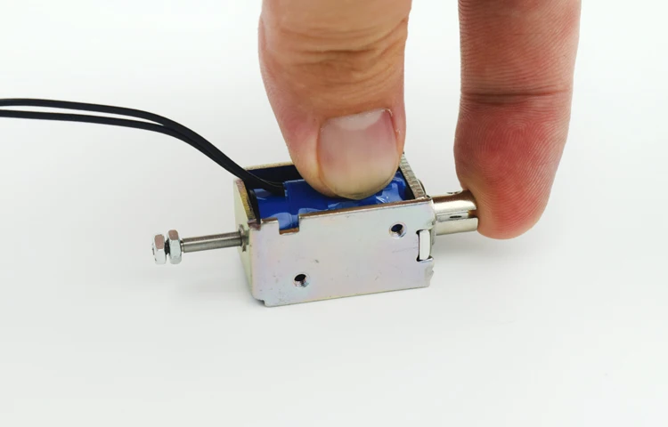 Custom 5v 6v 9v Micro Open Frame Solenoids Dc 12v 24v Mini Linear Push ...