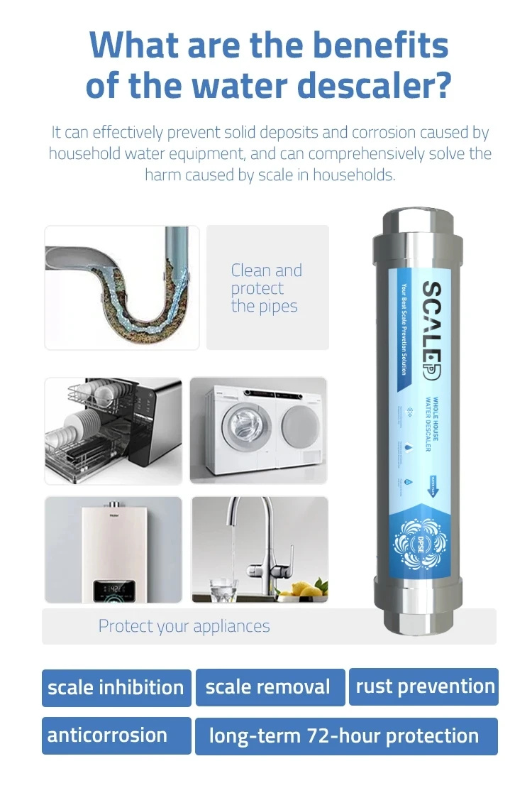 Household Anti-corrosion Rust And Scale Remover Uv Water Filter ...