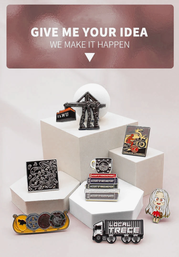 Japan Cute Anime Cartoon Hard Enamel Custom Clothes Pin Custom Lapel ...