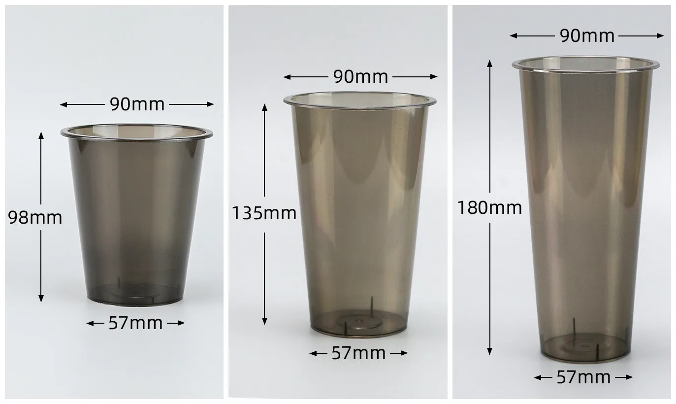 Customizable Black Cup - Perfect for Take-Away Beverages