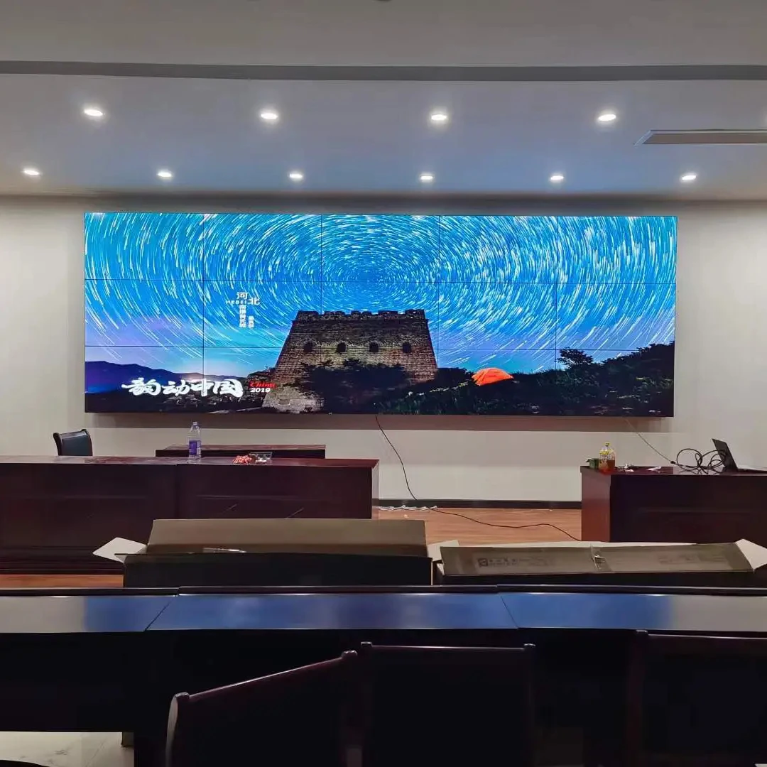 Lcd Video Wall Shopping Mall For Office Building Video Wall Lcd Panel ...